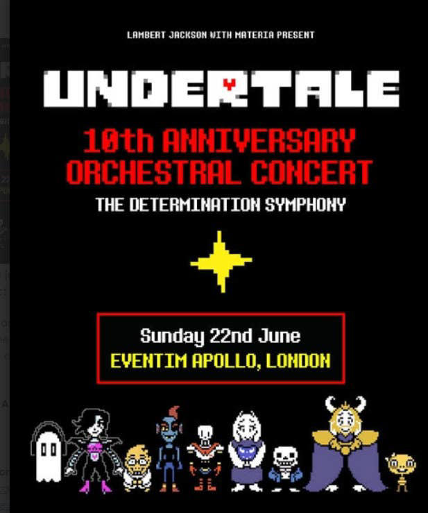 One-night-only orchestral Undertale concert announced for 10th anniversary