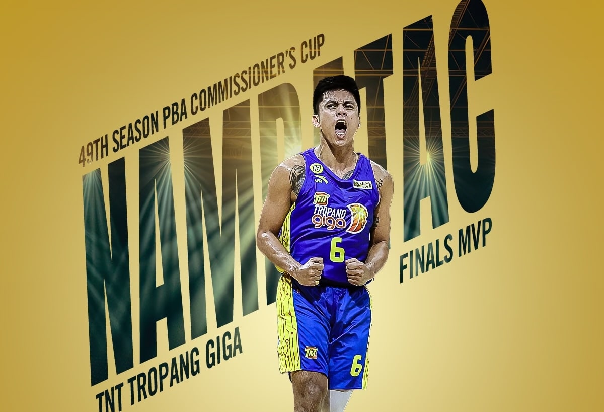 TNT guard Rey Nambatac crowned PBA Finals MVP