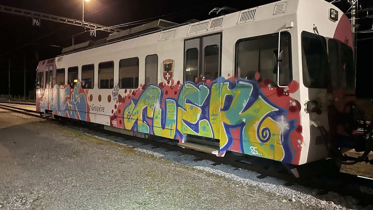 Lors d'un contrôle de routine: Trois tagueurs se font choper pour des ...