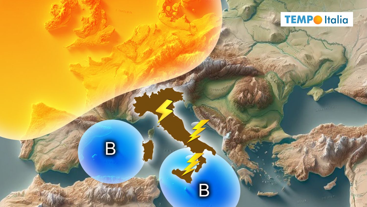 Due CICLONI sull’Italia: weekend da dimenticare su queste Regioni