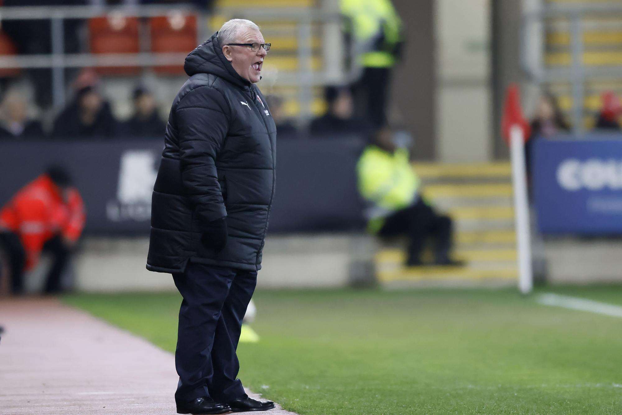 Job uncertainty: Rotherham United boss Steve Evans reveals the message ...