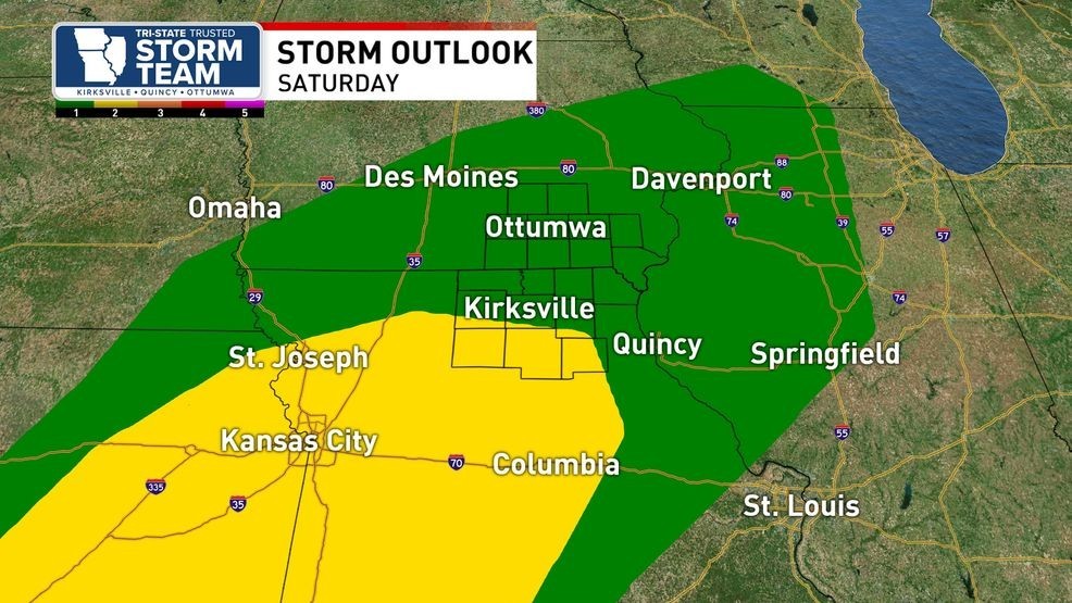 Hectic weekend weather: storms may bring hail, damaging winds