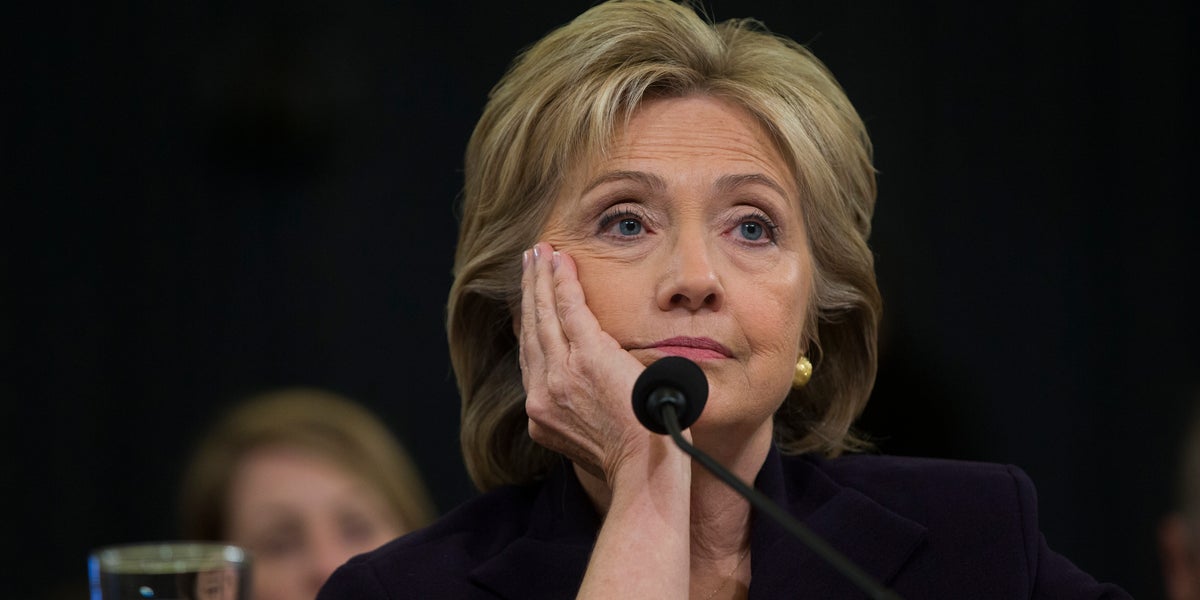 Hillary Clinton Skewers Trump Administration's Signal Scandal: 'It's Just Dumb'