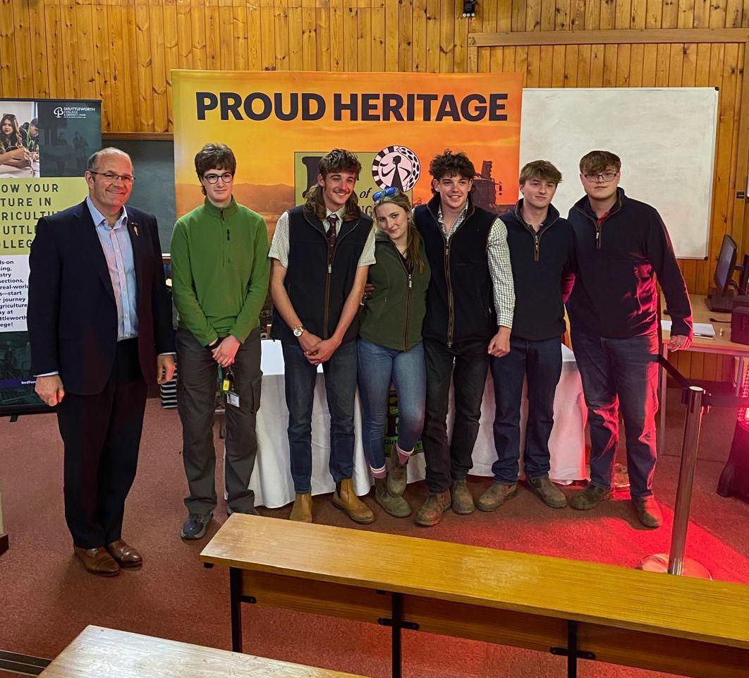 NFU president comes to Shuttleworth College