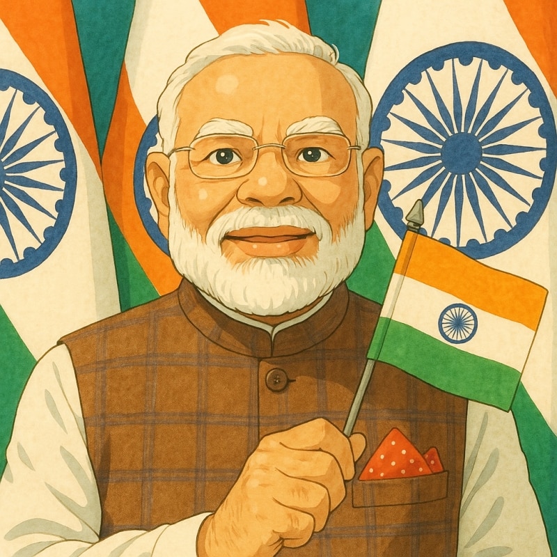 PM Modi Joins AI Ghibli Art Trend, AI-Generated Portraits Capture His ...