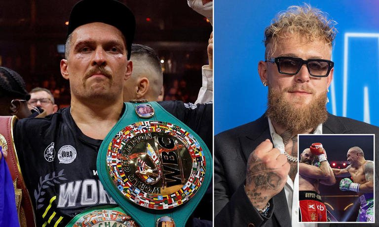Oleksandr Usyk teases shock fight with Jake Paul - but it wouldn't take ... Oleksandr Usyk teases shock fight with Jake Paul - but it wouldn't take ...