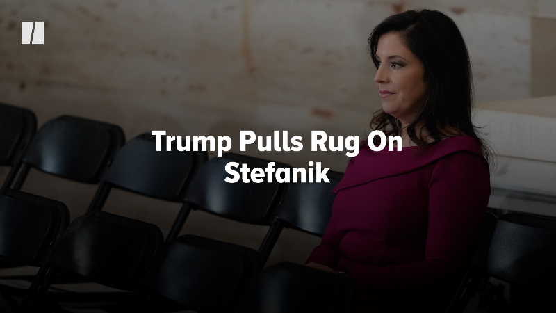 Trump Pulls Rug On Stefanik