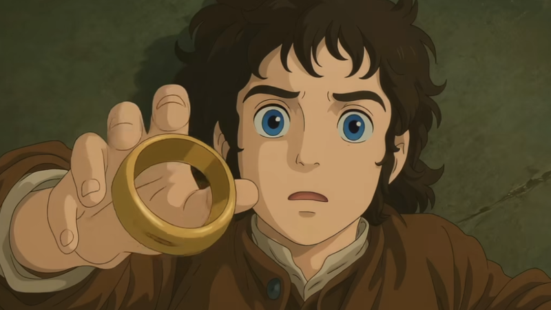 Lord Of The Rings Turned Into Studio Ghibli AI Slop Looks Like Garbage