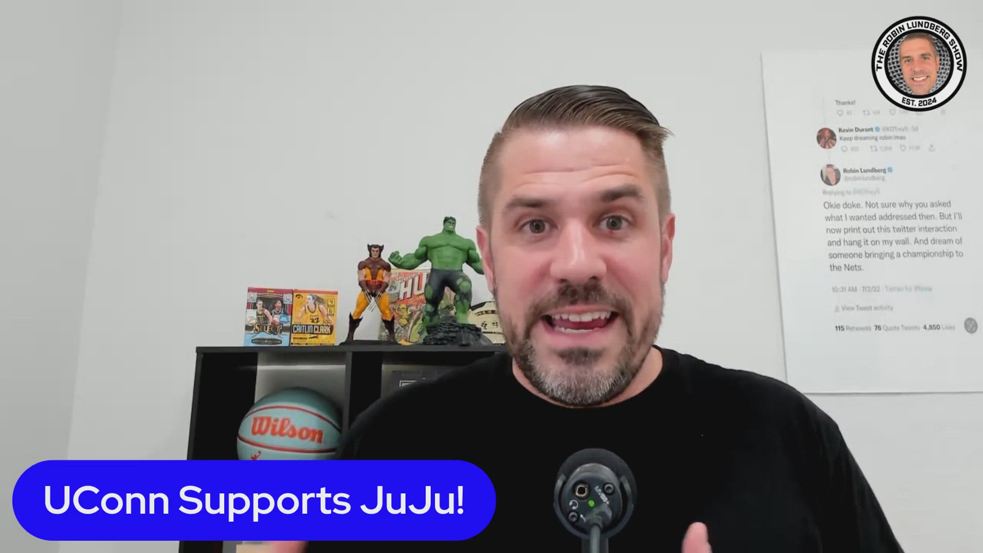 UConn Shows Support to JuJu Watkins!