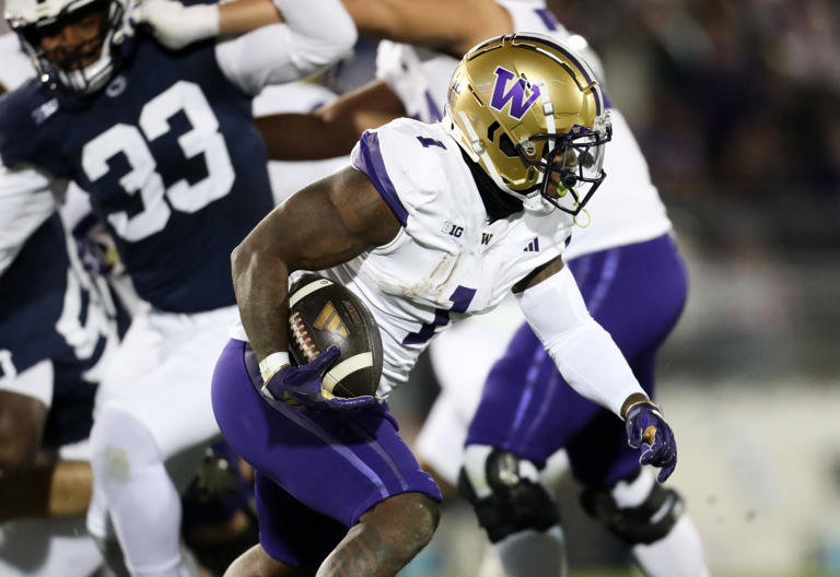 Pro Football Focus praises Washington football RB Jonah Coleman's last ...