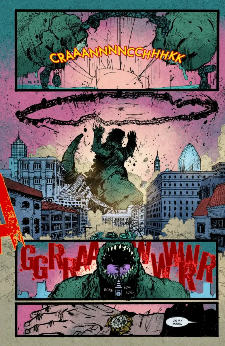 ‘Godzilla: Heist’ #2 Preview: Godzilla in London