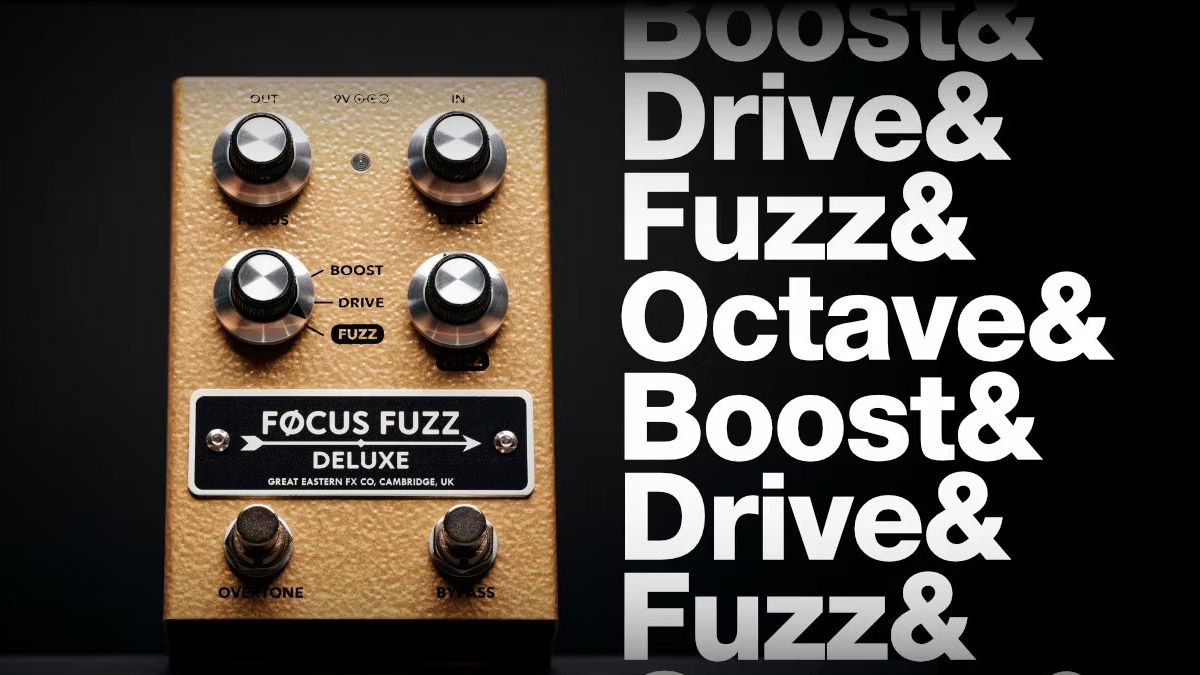 Great Eastern FX’s Focus Fuzz Deluxe has got boost, drive, octave, fuzz... everything