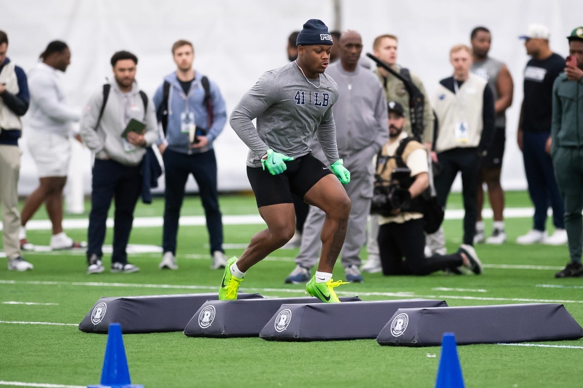 Action-packed photography takes you inside Penn State Pro Day