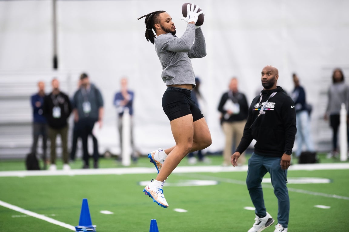 Action-packed photography takes you inside Penn State Pro Day