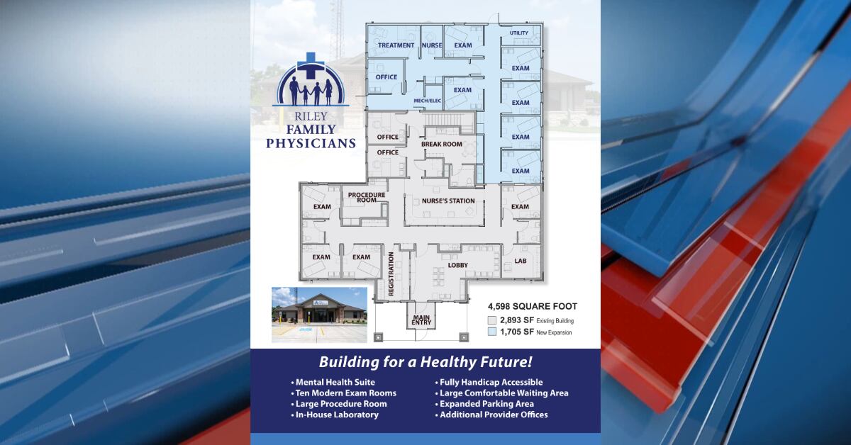 Riley Family Physicians Clinic expanding to enhance patient care