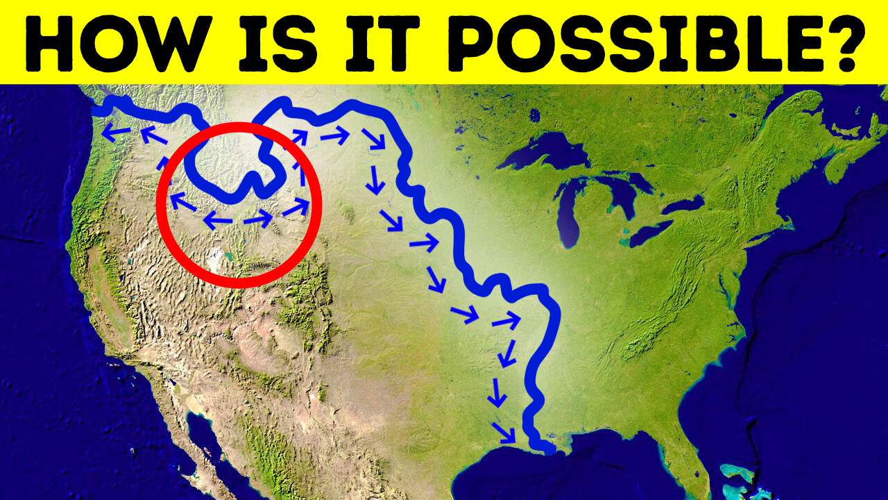 The Only River That Flows Into Two Oceans