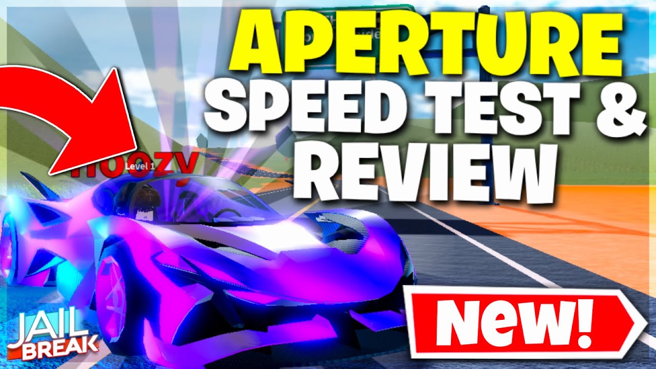 Season 17 APERTURE Car REVIEW & SPEED TEST (Roblox Jailbreak)
