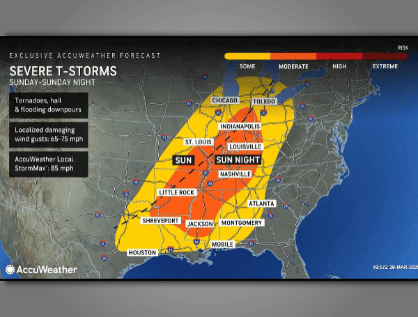 Severe Weather Threatens 180 Million Across US, AccuWeather Warns