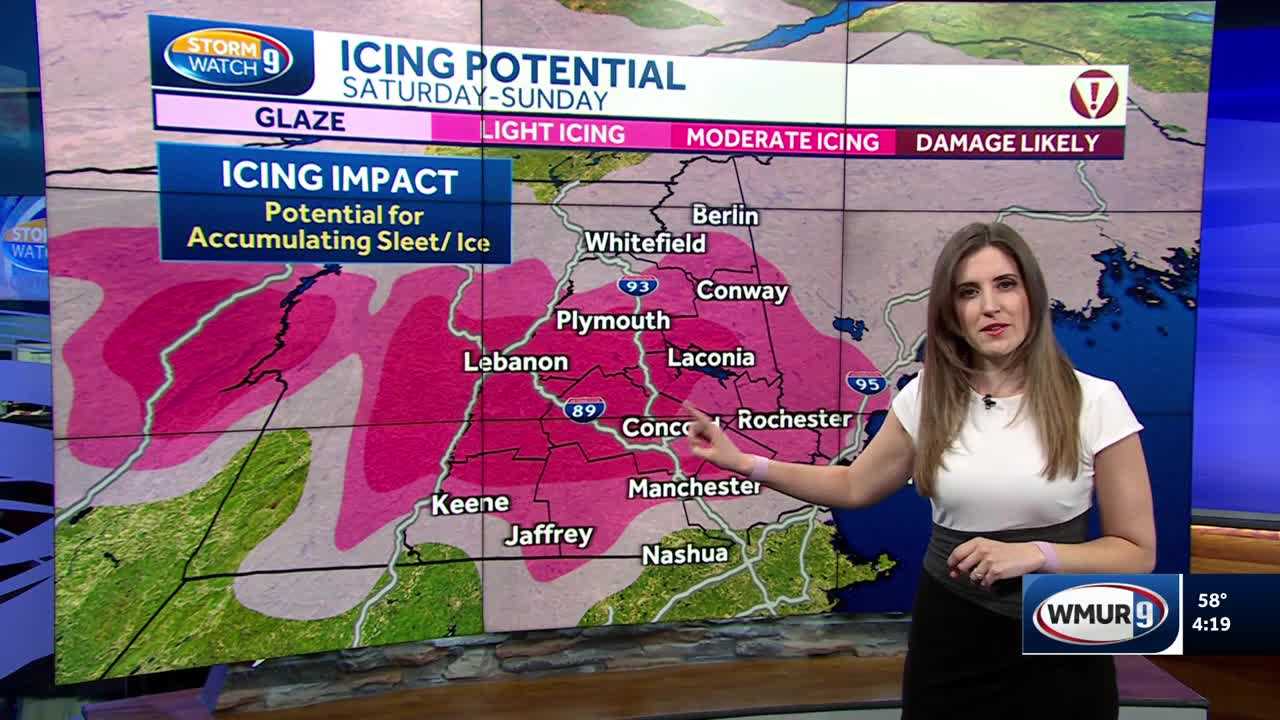 Mix of sleet, freezing rain likely at times this weekend; power outages ...