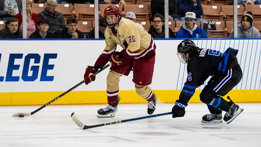 No. 1 Boston College Men’s Hockey Beats Bentley, Advances to Regional Final