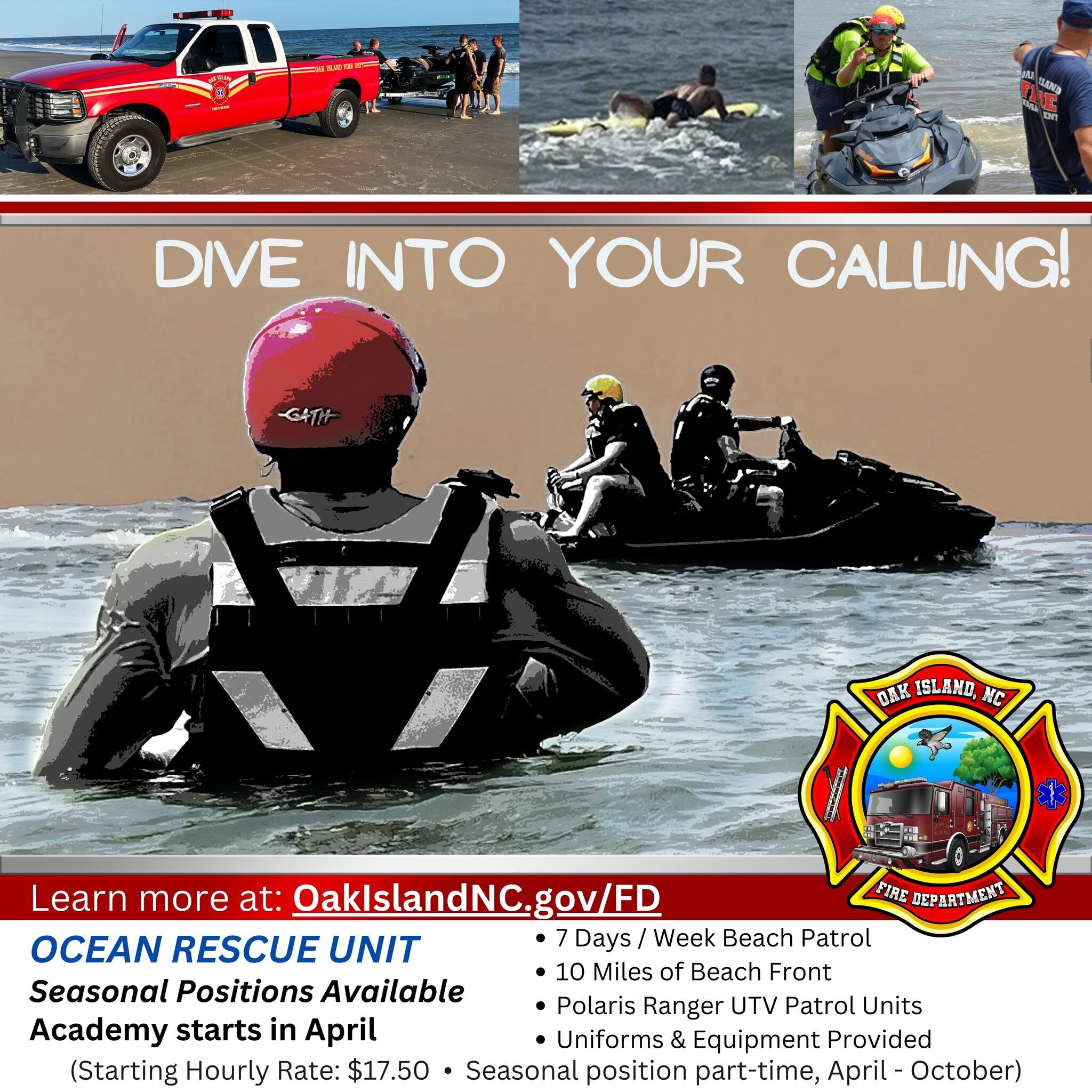 Oak Island Fire Department accepting applications for ocean rescue ...