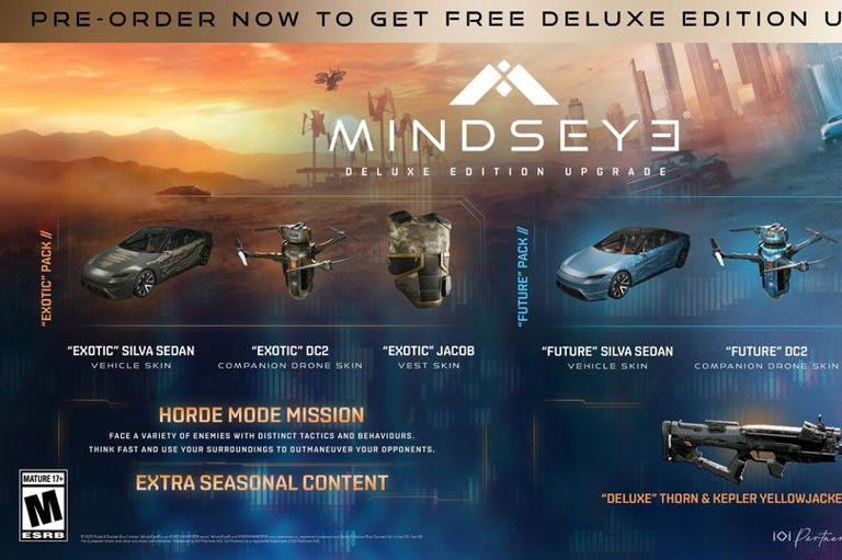 Ex-GTA dev's new game MindsEye gets June release date and wild preorder bonus