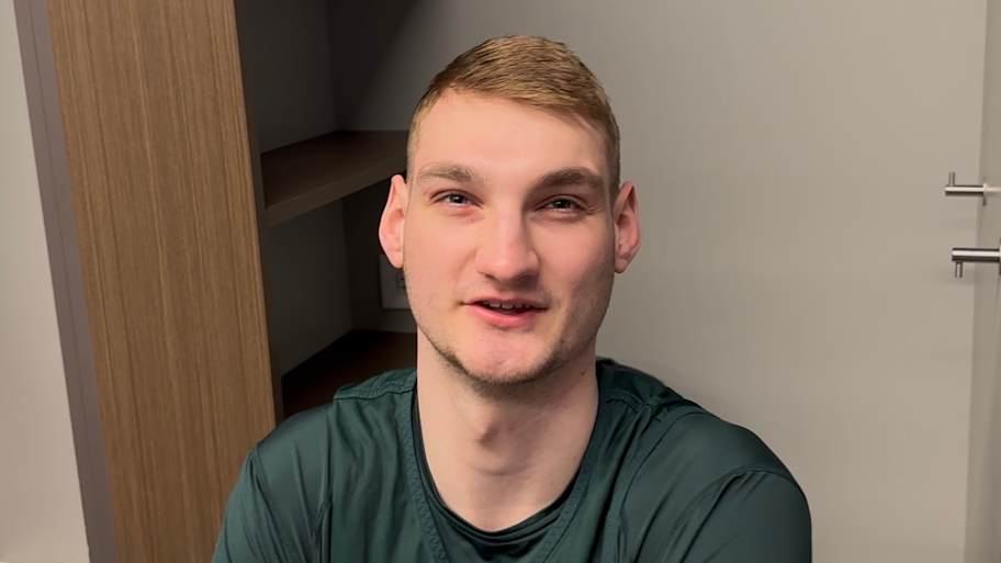 WATCH: Michigan State's Carson Cooper Speaks From Atlanta