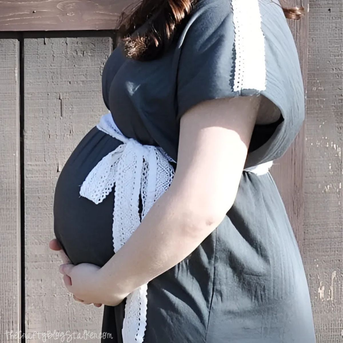 Easy Sew Maternity Dress - No Pattern Needed