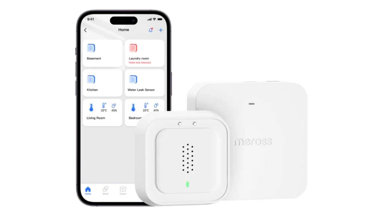 Meross’s new smart water sensor screams at you if it detects any leaks