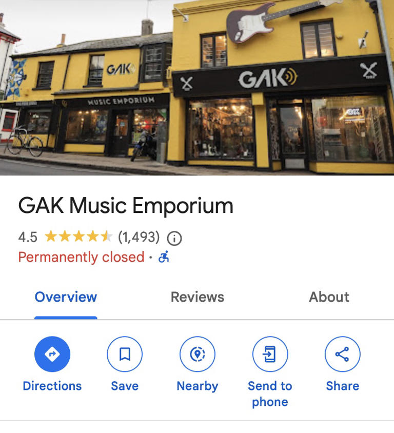 It's official: GAK has gone. One of the UK’s biggest music retailers ...