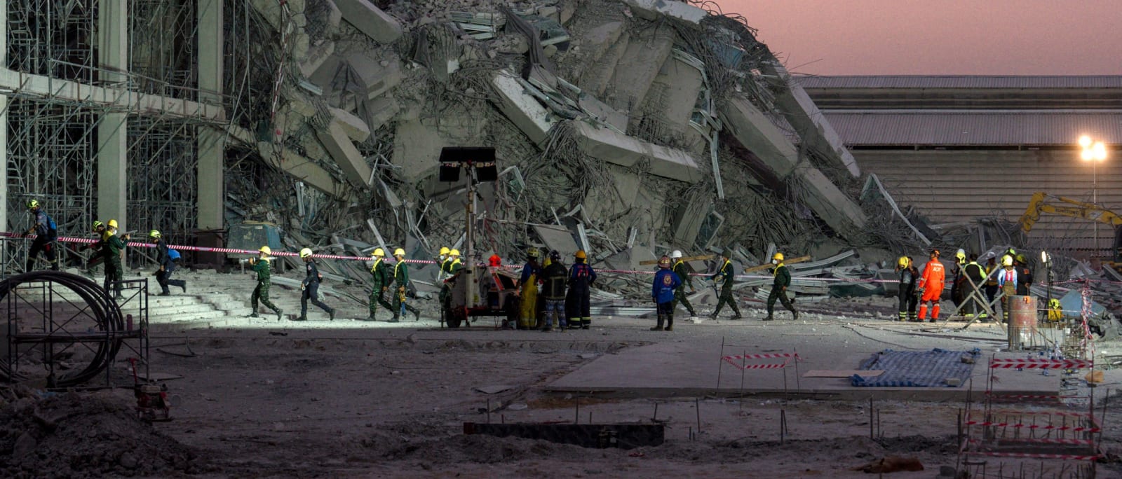 Video Shows Tower Collapse After Deadly Earthquake Rocks Southeast Asia