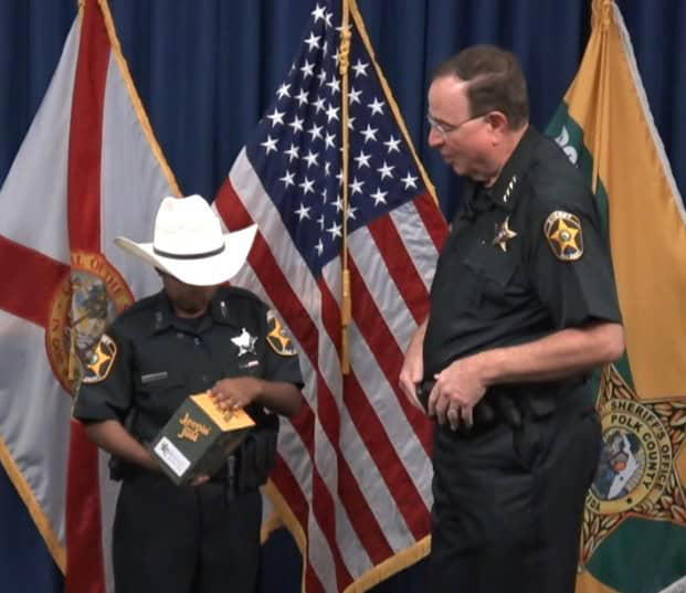 Polk County Sheriff Swears In 13-Year-Old Texas Boy Devarjaye “DJ” Daniel As Honorary Deputy