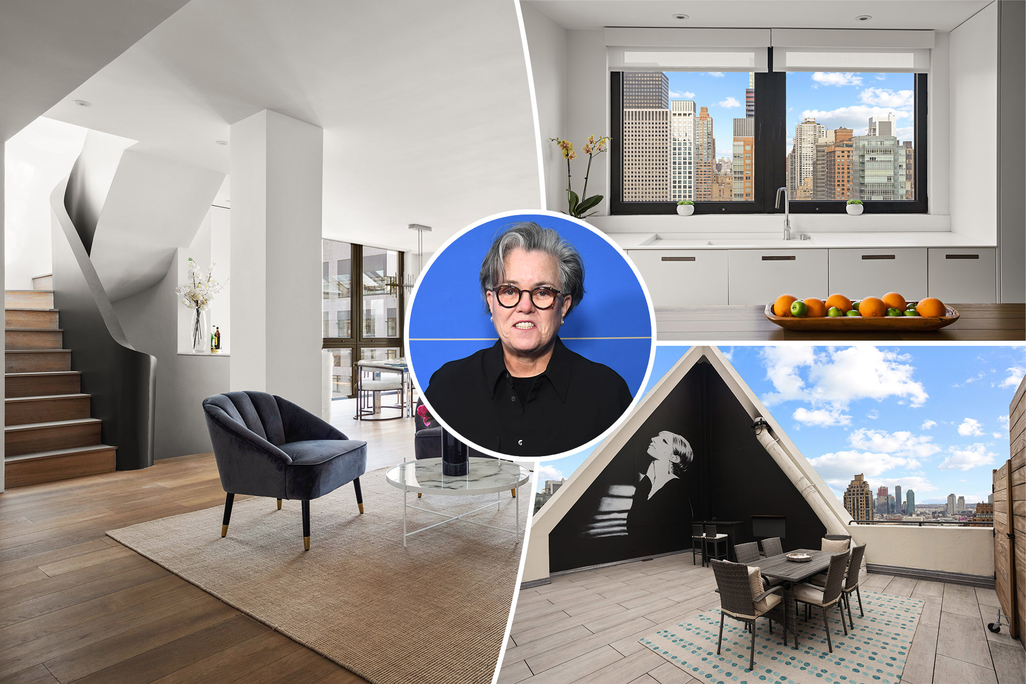 Rosie O’Donnell’s NYC penthouse — which she listed for a $1.1M loss ...