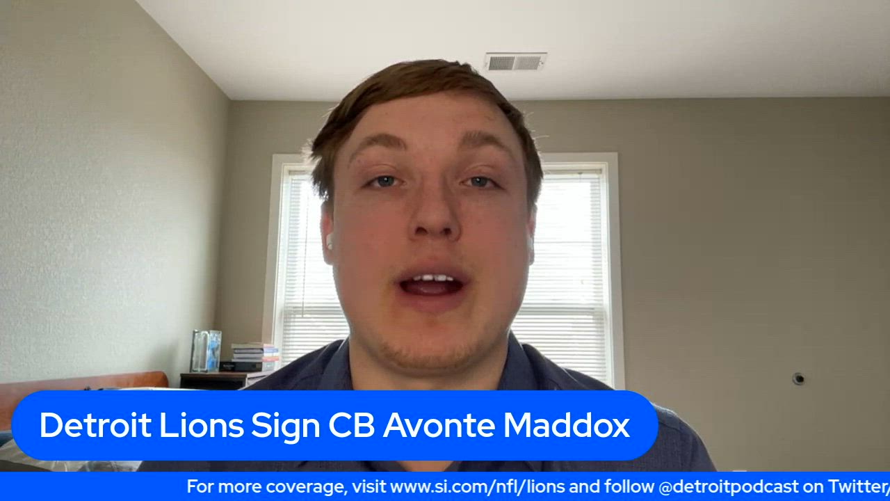 Lions Sign CB Avonte Maddox