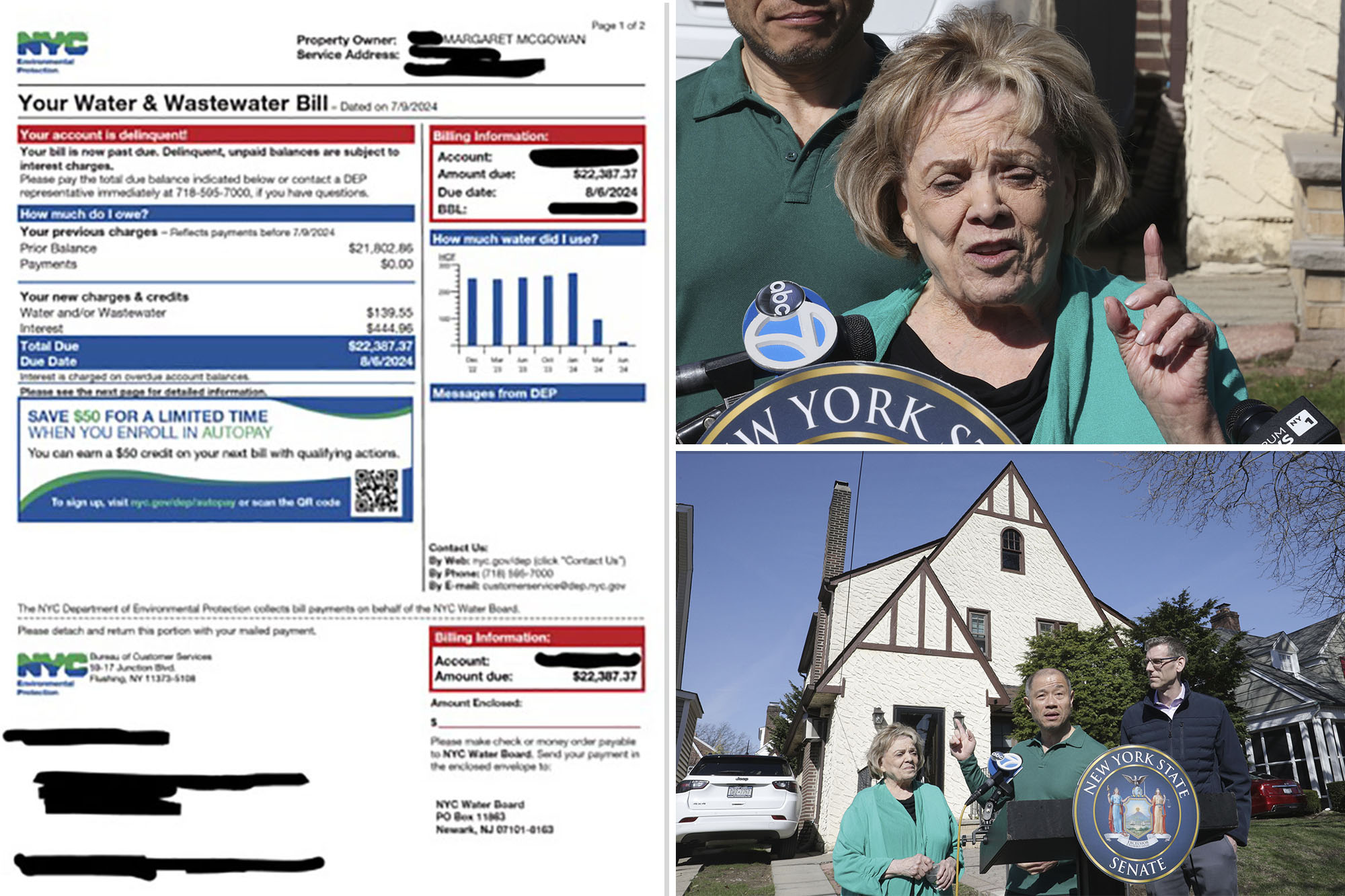 DEP hits NYC woman, 86, with $22K water bill she says is mistake — and ...