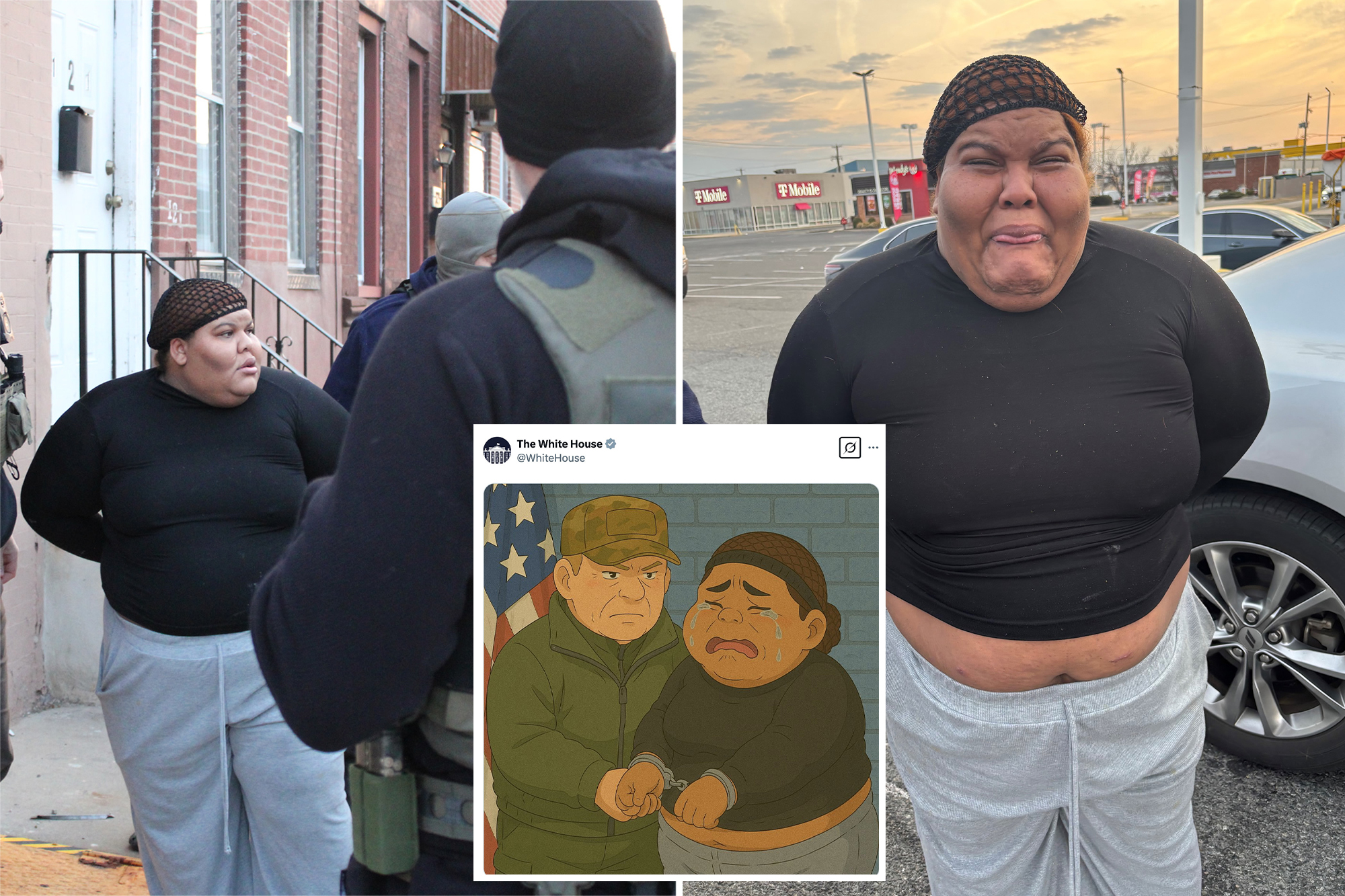 White House posts AI-style meme of convicted fentanyl dealer sobbing ...