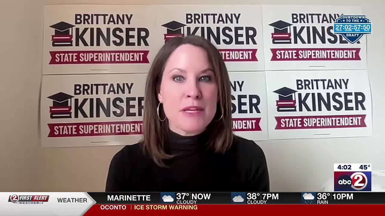 Superintendent Candidate Kinser calls out incumbent Underly on ad