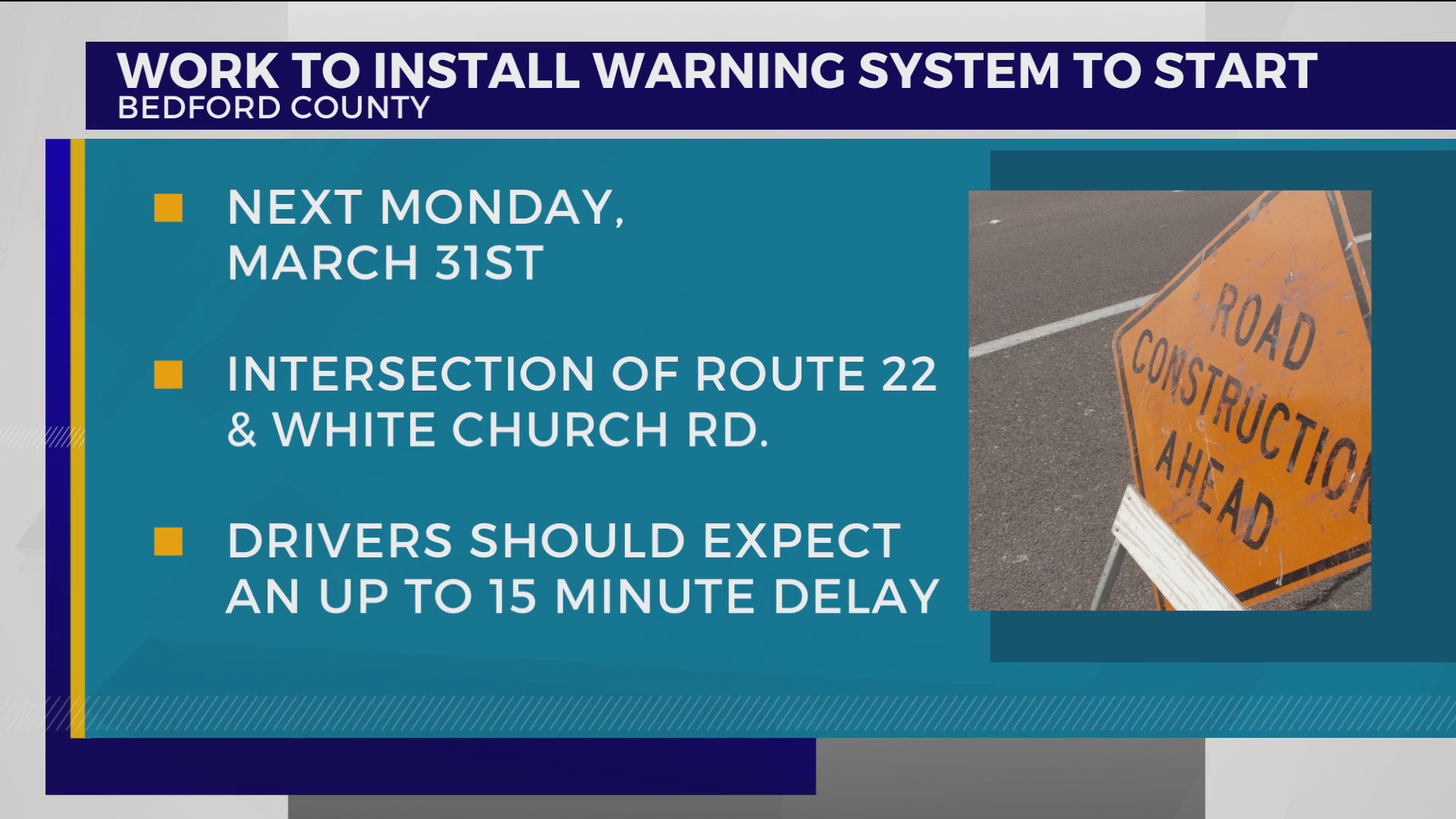 Minor delays expected on Route 220 in Bedford County as PennDOT ...