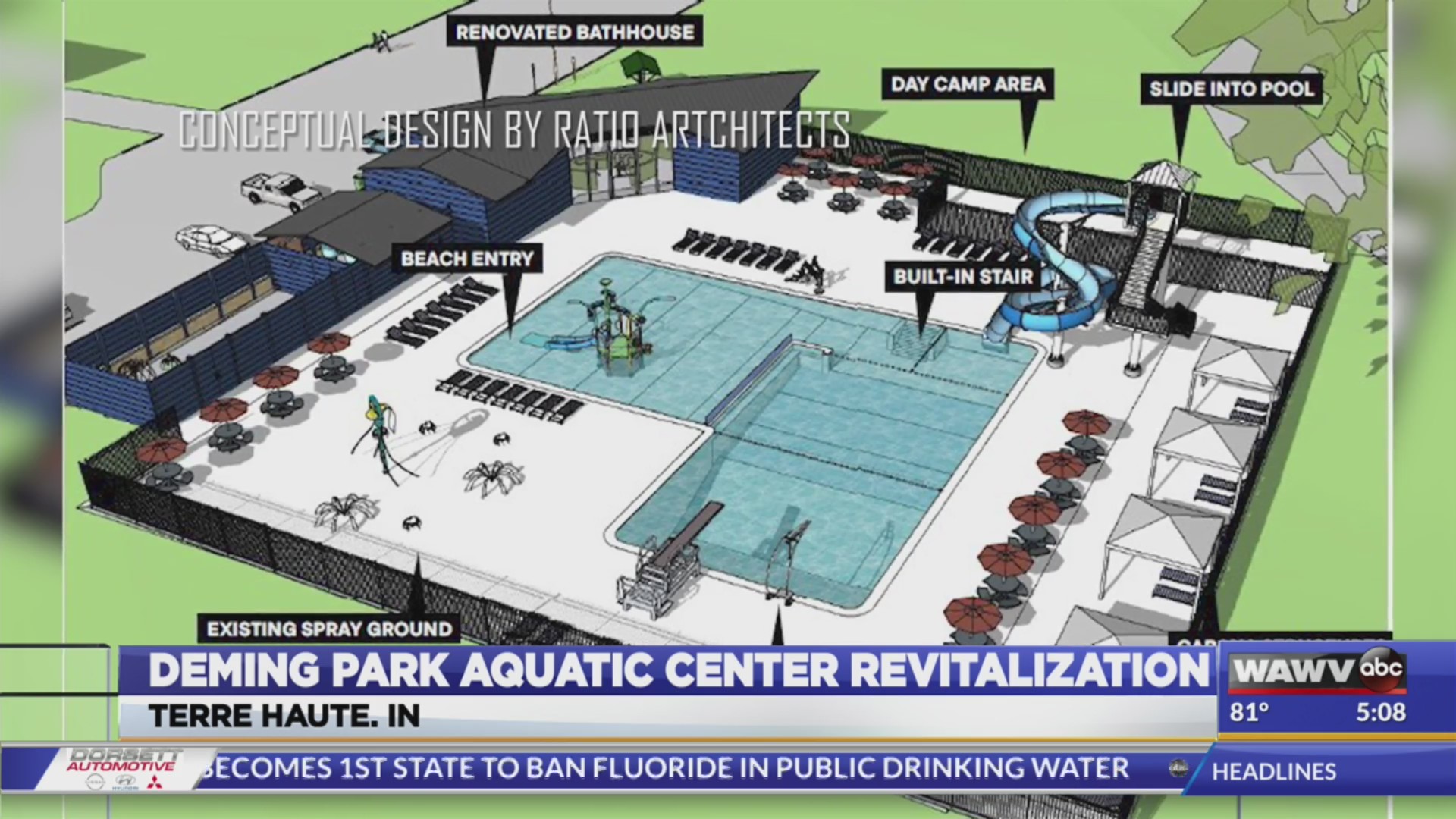 Mayor shares redesigns for Deming Park's aquatic center