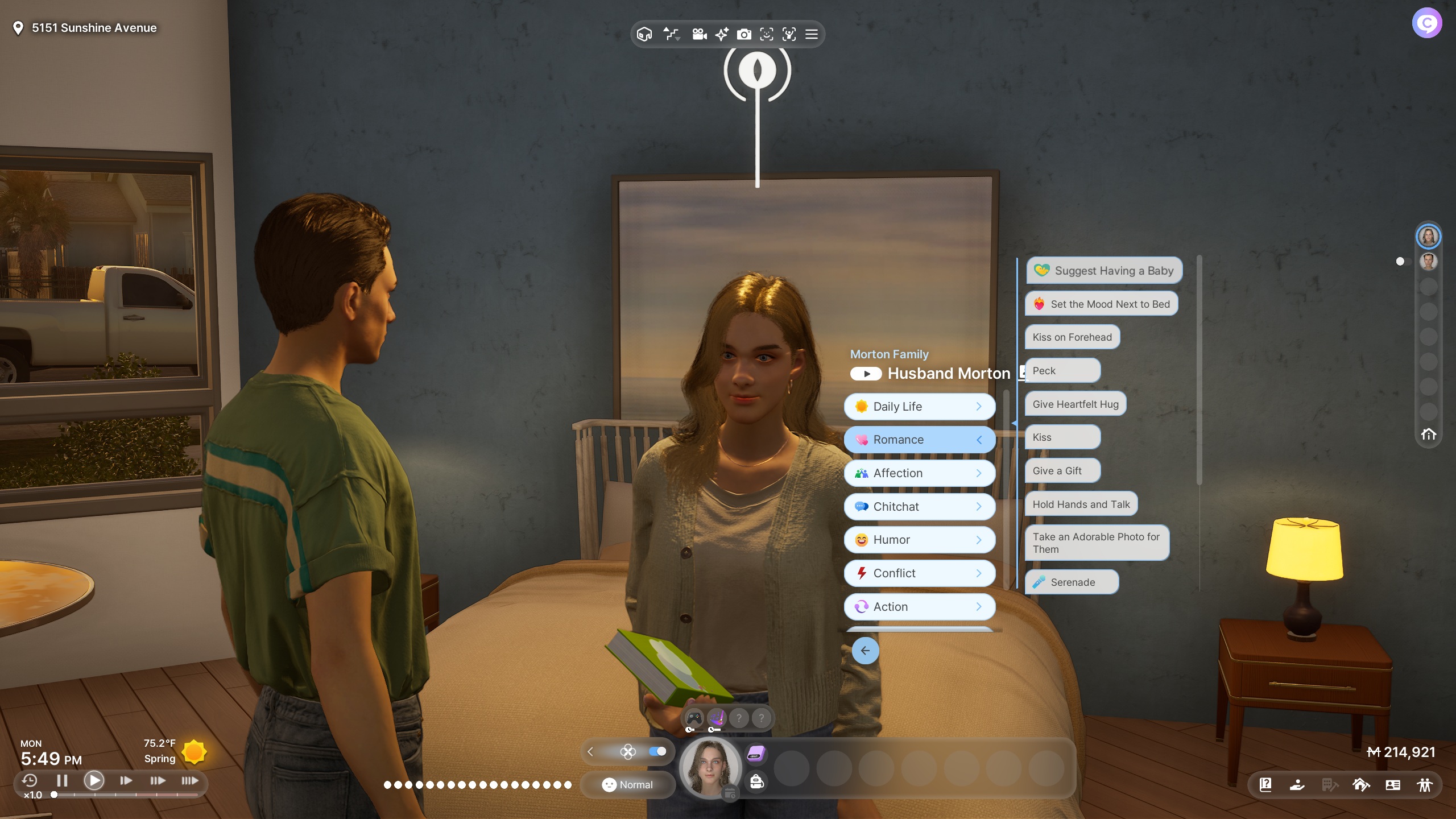 How to get pregnant and have a baby in Inzoi