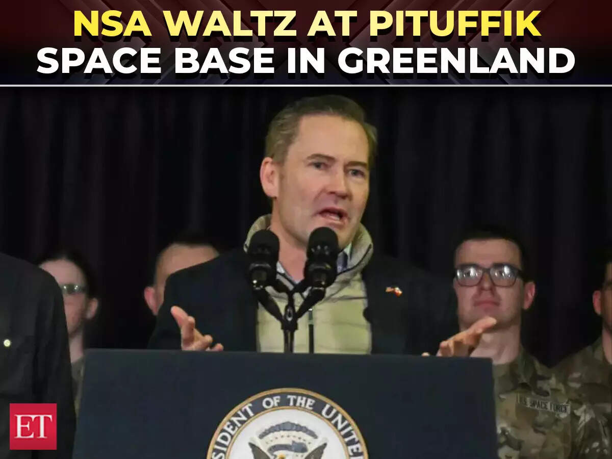 NSA Mike Waltz at Pituffik Space Base in Greenland: 'POTUS is ...