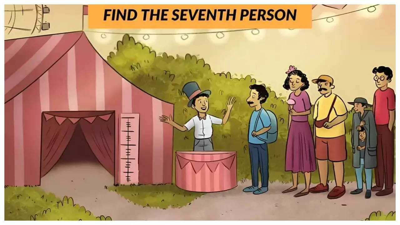 Optical illusion: Only those with 20/20 vision can find the seventh ...