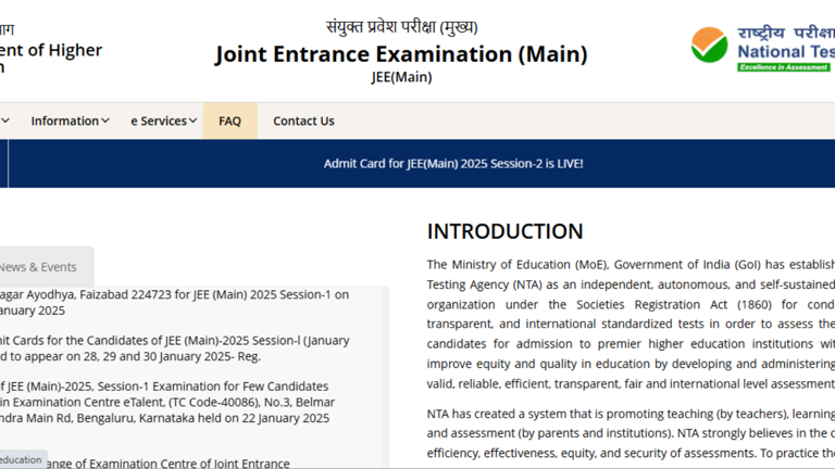 JEE Main 2025 session 2 admit card for April 2, 3 and 4 out: Check direct link here
