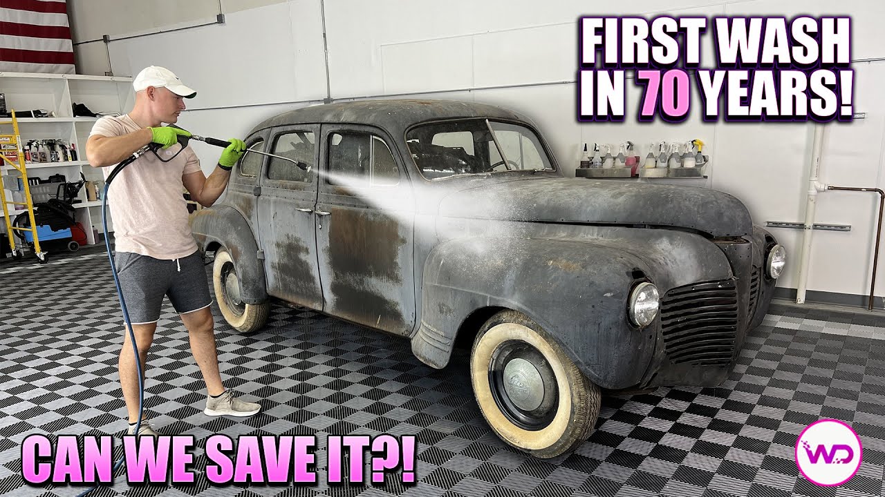 70-Year-Old Plymouth Barn Find Gets Jaw-Dropping First Wash