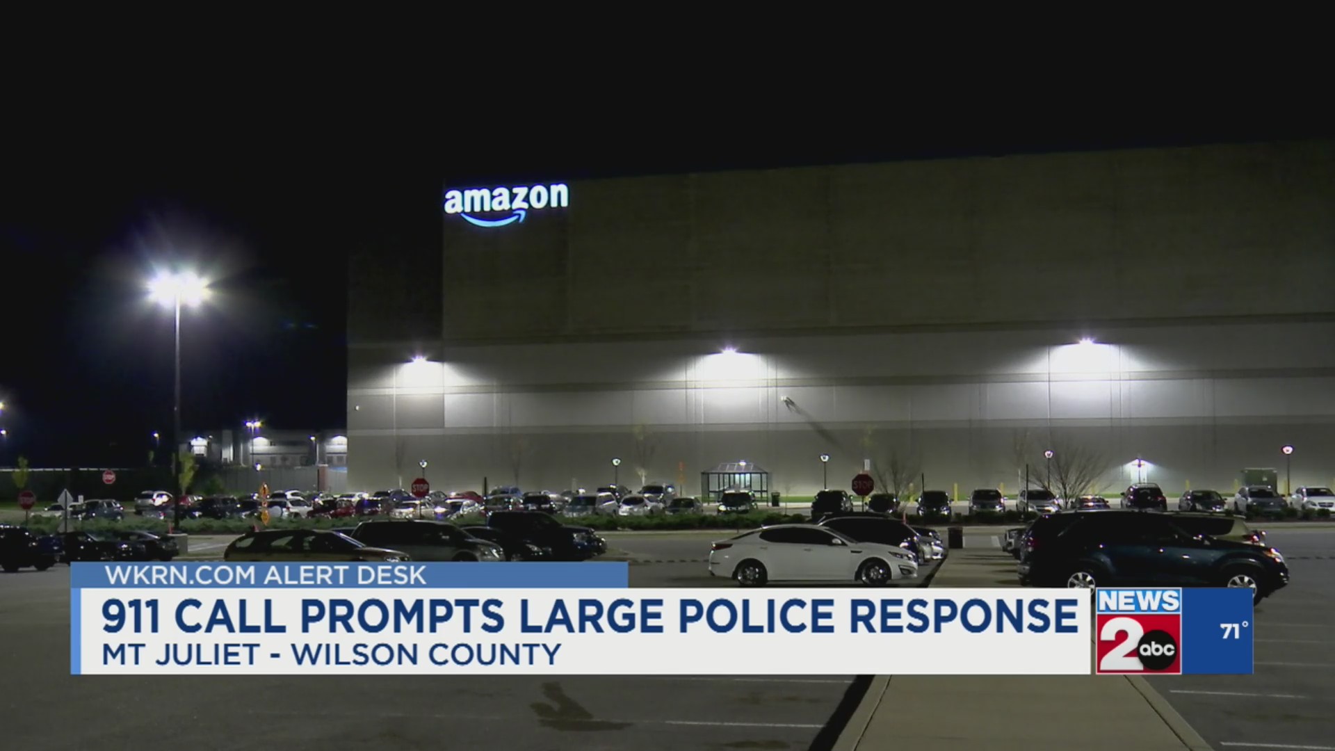 911 call prompts large police response in Mt. Juliet, TN