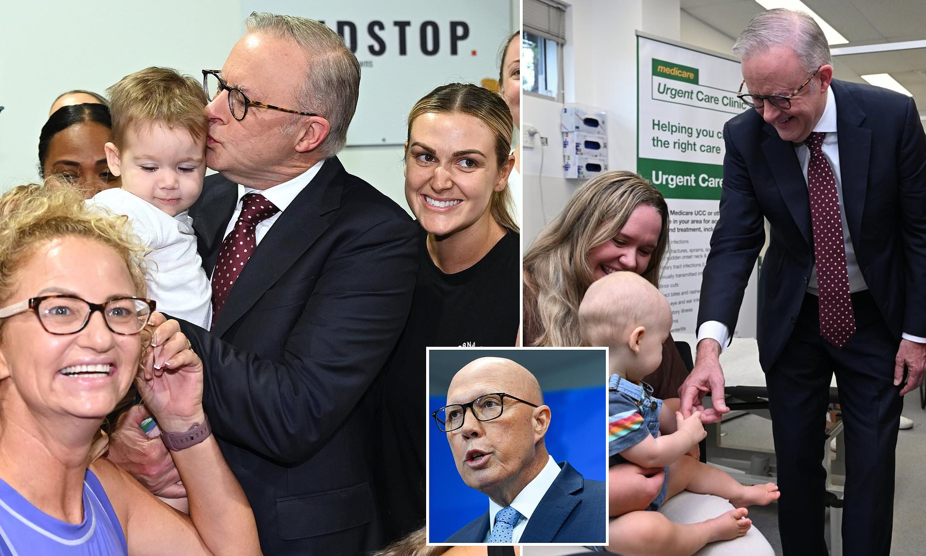 Albo gets personal as he schmoozes voters in Peter Dutton's home seat