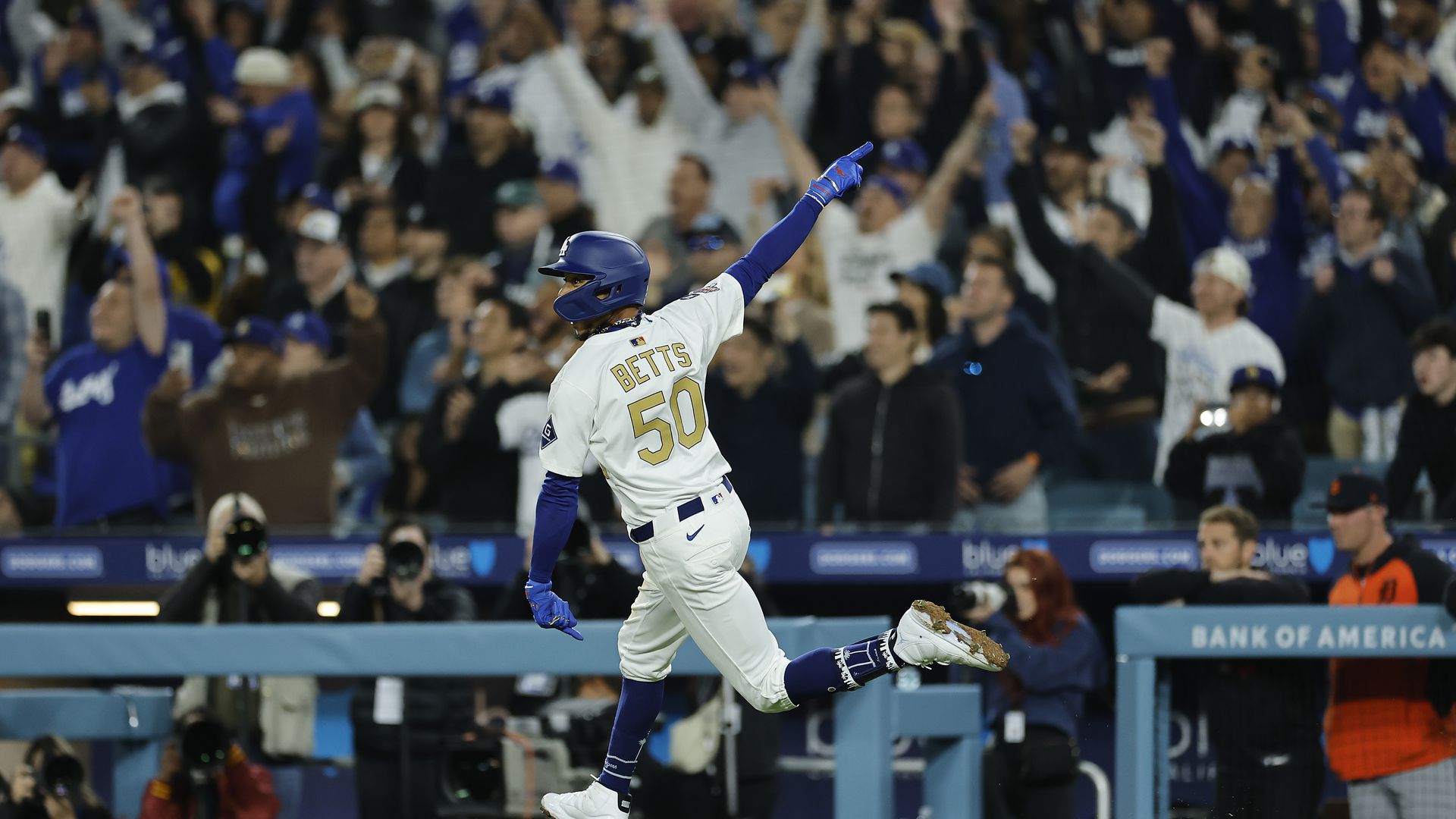 Mookie Betts hit everything the Tigers threw up there