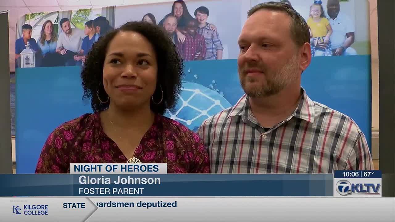 East Texas foster parents honored at ‘Night of Heroes’