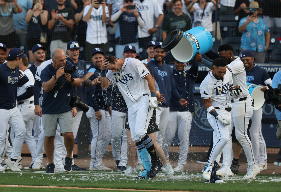 Tampa Bay Rays outfielder Kameron Misner makes MLB history with walk ...