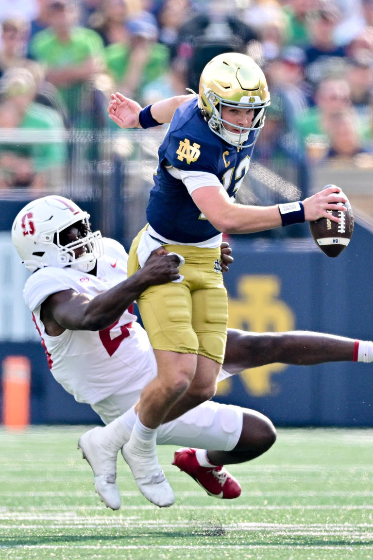 Stanford edge David Bailey has entered the portal, and Notre Dame could ...